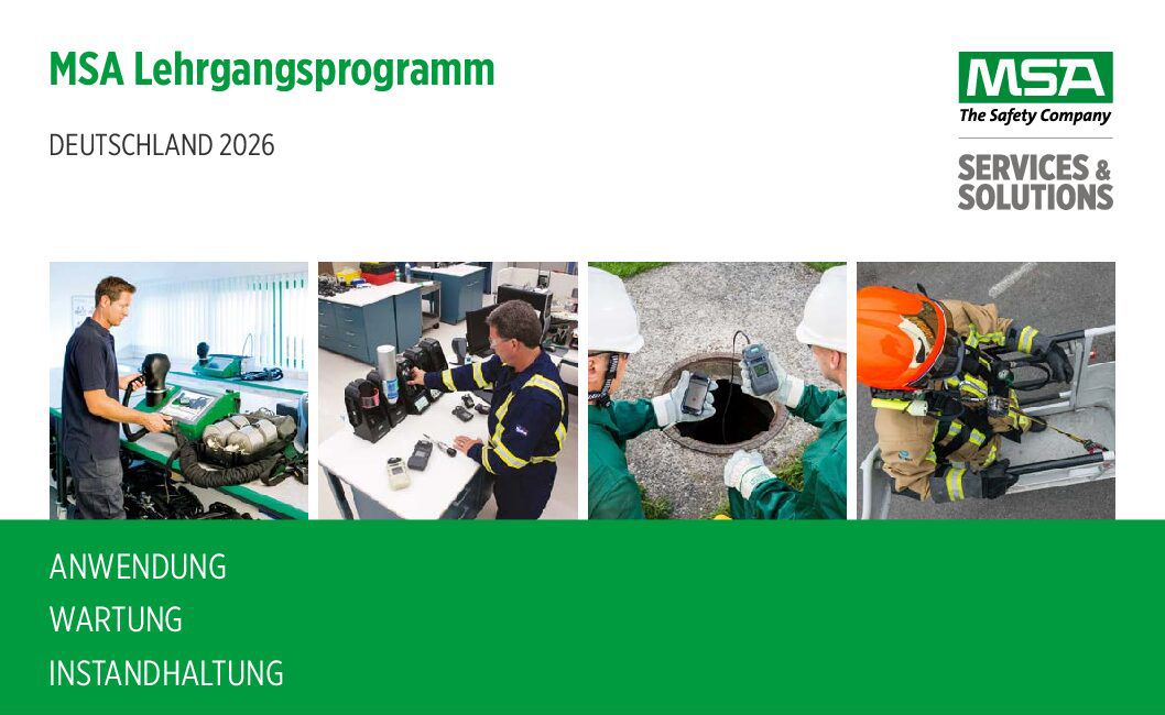 MSA Lehrgangsprogramm | 2026 - Weinhold Feuerwehrbedarf GmbH